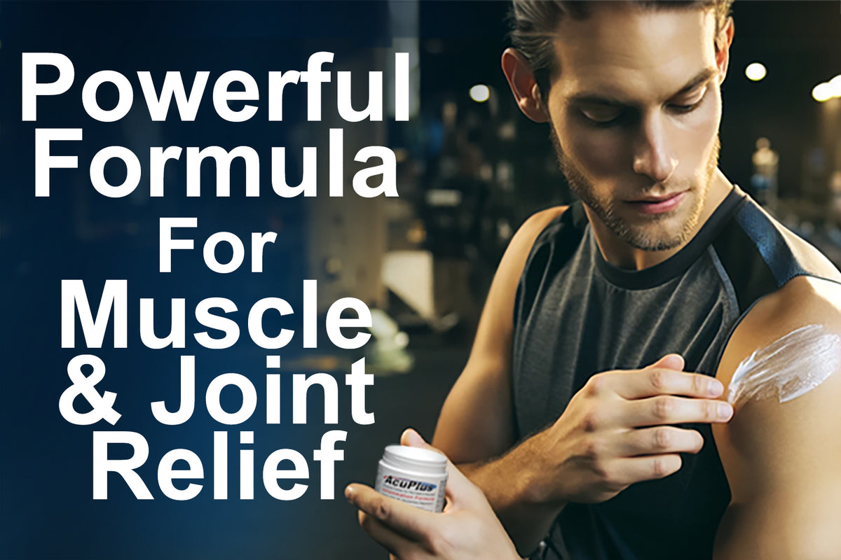 AcuPlus Pain Relief Cream, 2 Oz. - Best-Selling Introductory 2 Oz. Jar ...