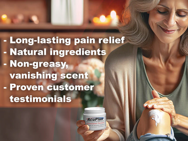 AcuPlus Pain Relief Cream, 2 Oz. - Best-Selling Introductory 2 Oz. Jar ...