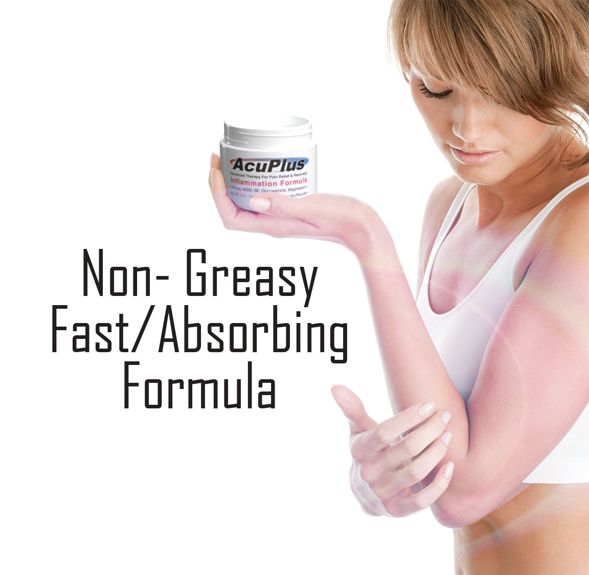 AcuPlus Pain Relief Cream, 4 Oz. - Pain Reliever For Muscle Pain | AcuPlus
